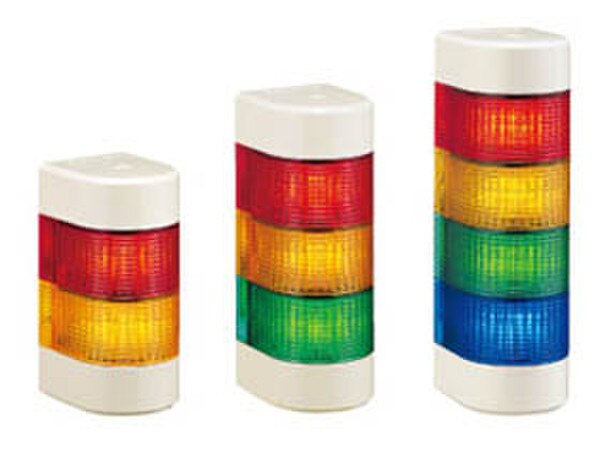 Patlite Led Signal Towers - WME-A Series 5 Tier - WME-502A-RYGBC ...