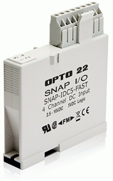 4-Ch. Digital Input Module Discrete - Opto 22 SNAP IDC5 FAST | DOIGCorp.com