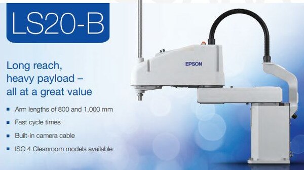 Epson RLS20B804ST9B3 - LS20B-804ST Table Top Robot | Doig Corporation